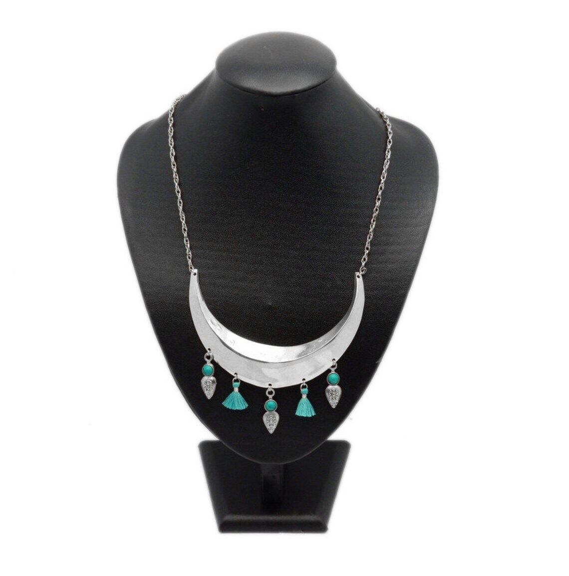 Halsi Pendant Tibetan Style Silver Toned Brass Halsi Pendant - Etsy