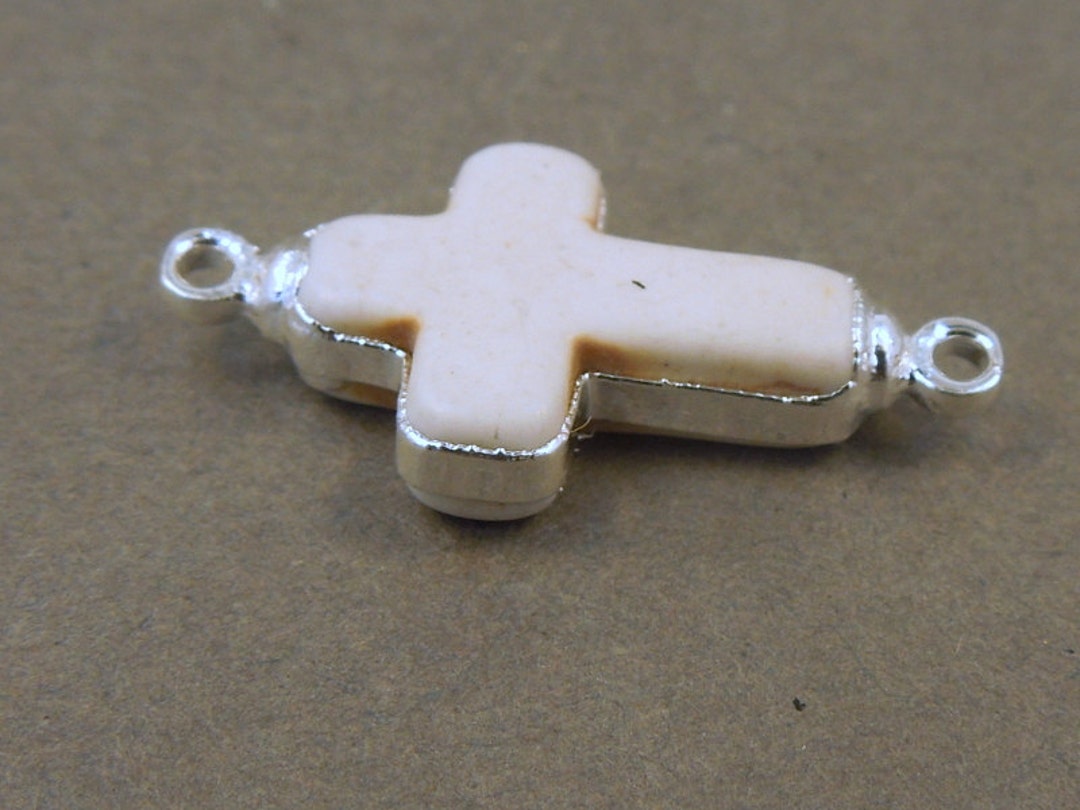 Sideways Cross Link - Side Ways Cross White Connector - Electroplated ...