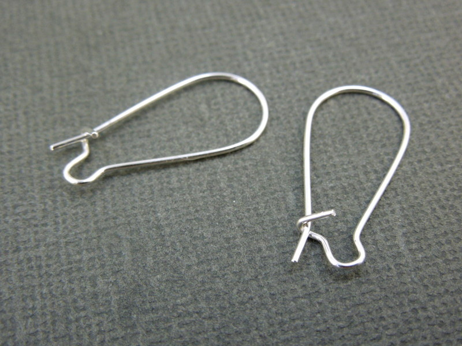 Ear Wires-- Silver Plated Ear Wires Earring Hooks -100 PAIRS (WB- Cmptr ...