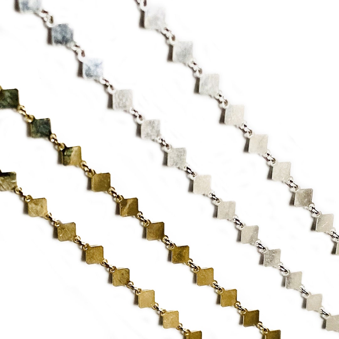 Diamond Shaped Connector Chains -- BY FOOT (CHN) - Etsy