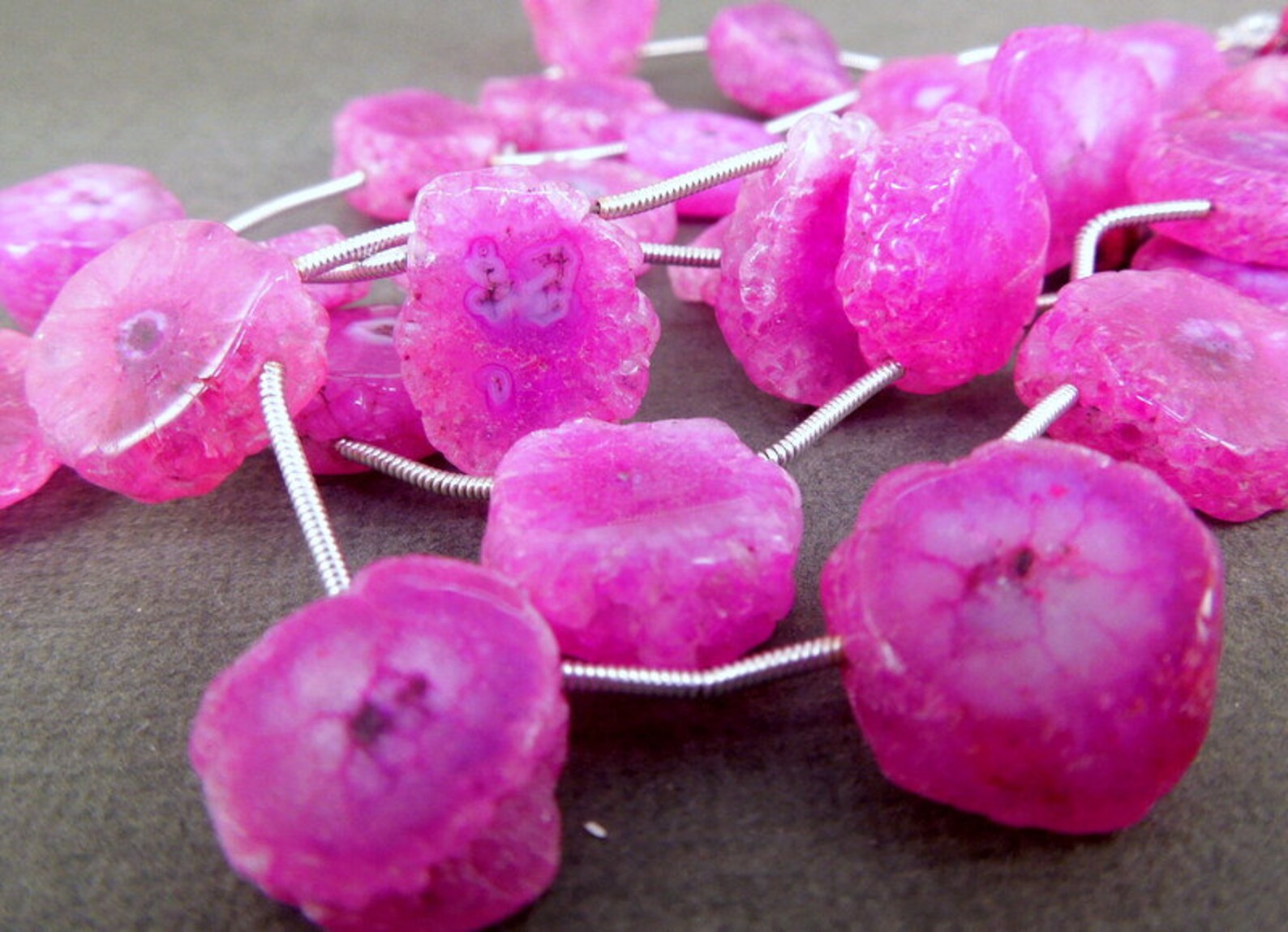 Solar Quartz Bead-- Pink Solar Quartz Beads- FULL STRAND (S107B5-03) - Etsy