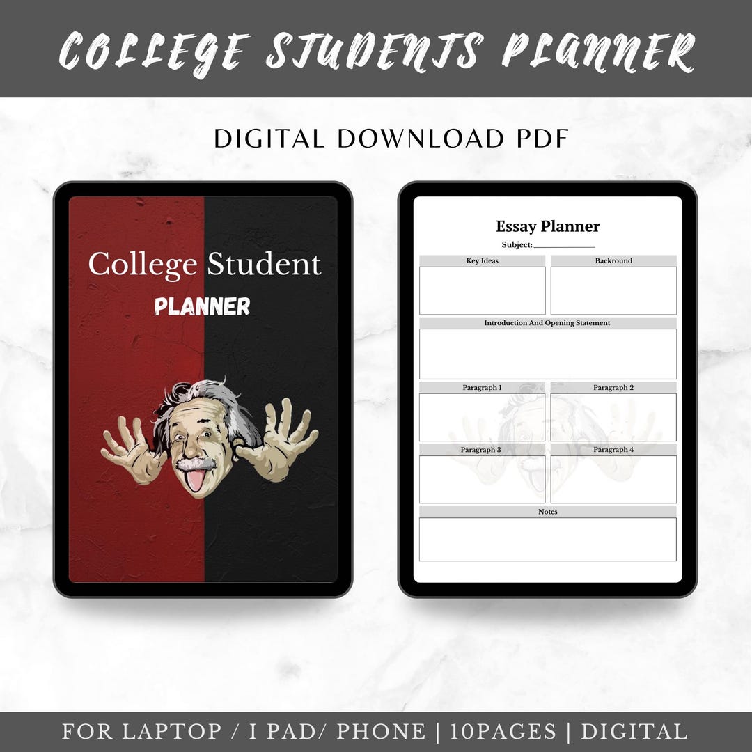 COLLEGE STUDENTS PLANNER (digital Download) - Etsy