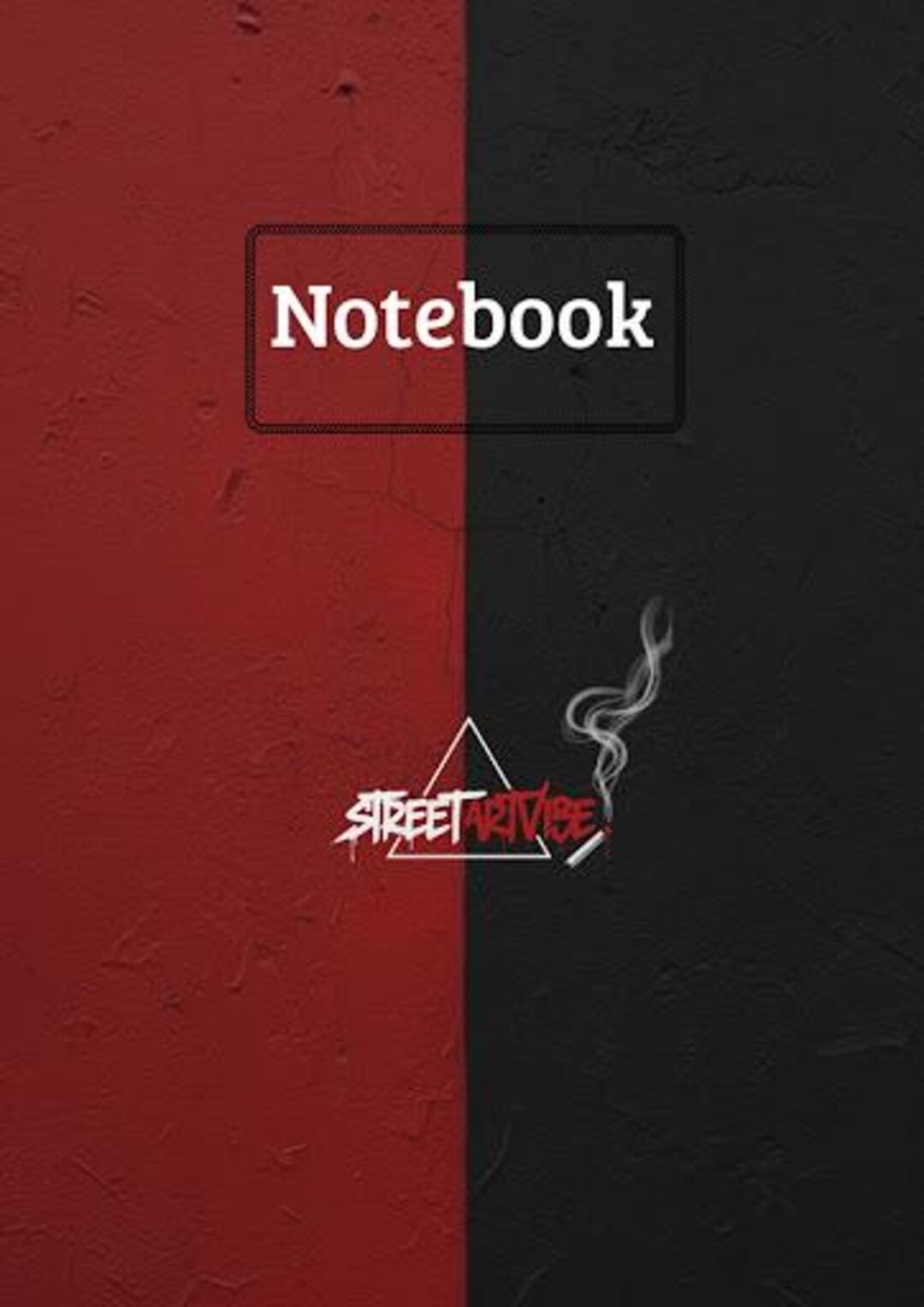 Red & Black Street Art Notebook Cover (digital Download) - Etsy