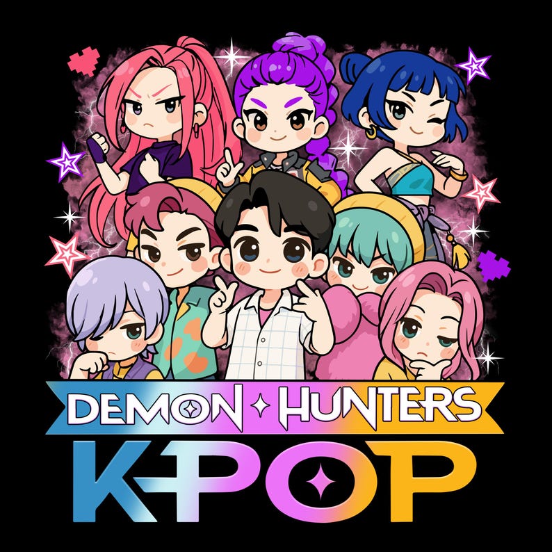 1000+huntrix Kpop Demon Hunters PNG, Kpop Idol Group Shirt Design,girl ...