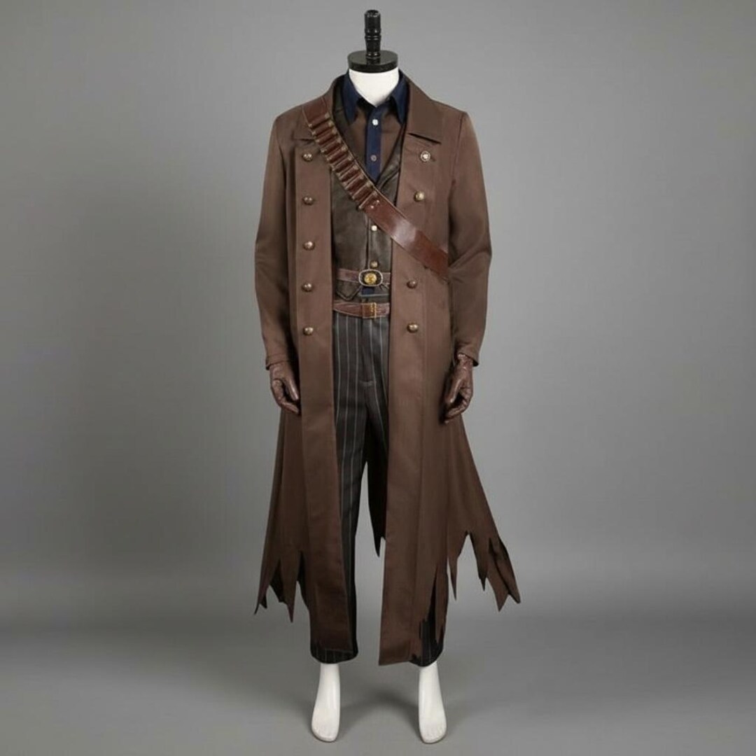 Ghoul Cosplay Outfit | Long Trench Coat Wasteland Costume - Etsy
