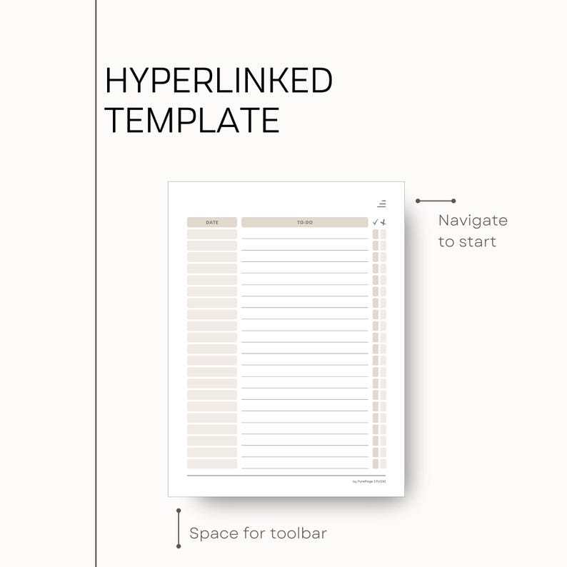 To Do List for Remarkable Paper Pro, Remarkable 2, Minimalist Design ...