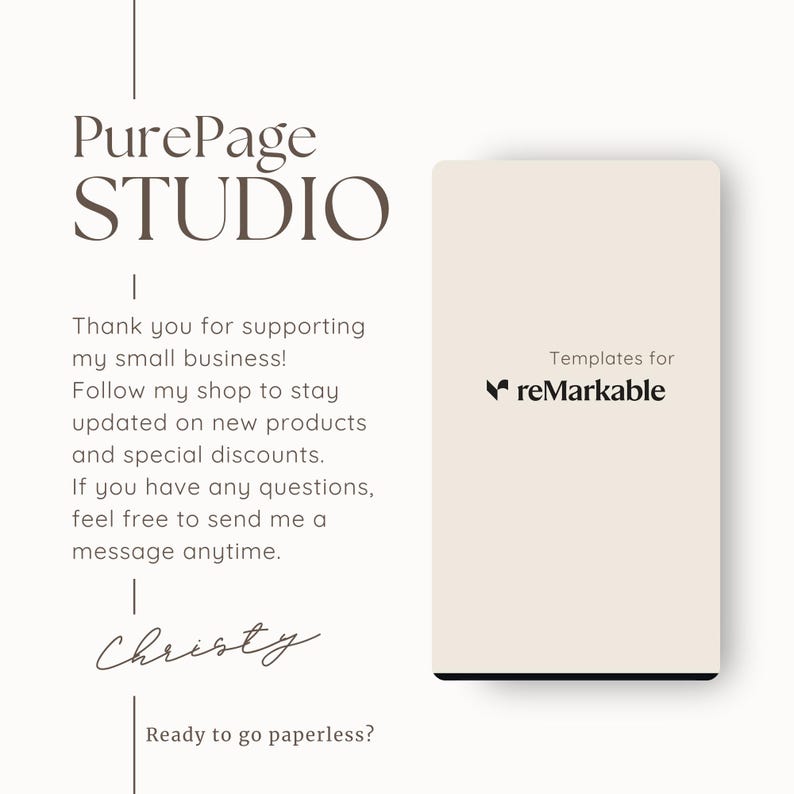 Notebook for Remarkable Pro Move, Minimalist Design, Remarkable Move ...