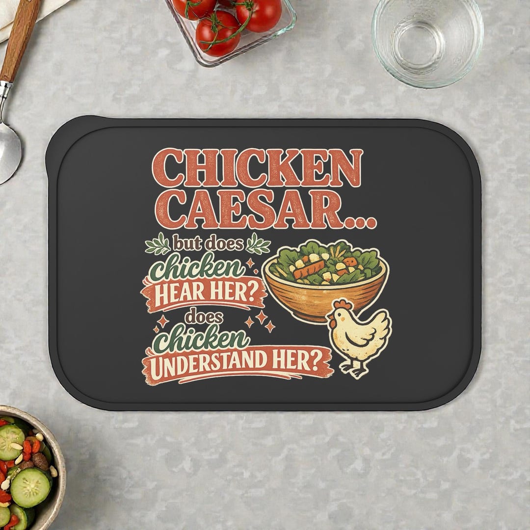 Funny Chicken Caesar Bento Box - Eco Friendly PLA Lunch Box With ...