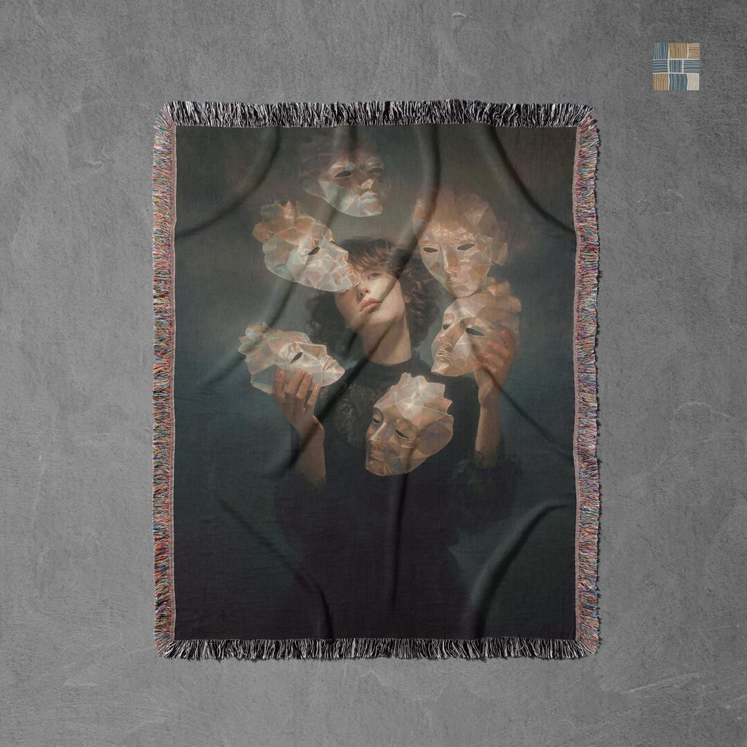 Woven Blanket Tapestry – Vintage Gothic Decor – Multiplicity - Etsy