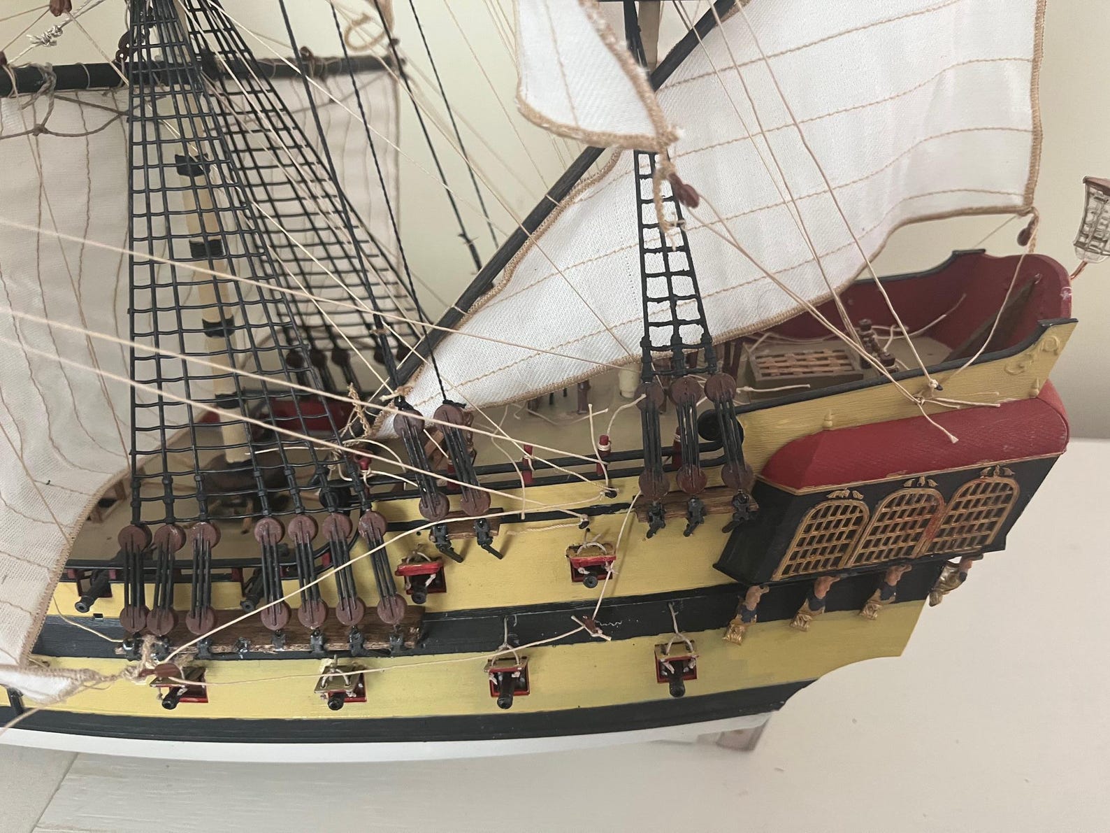 Custom Built 1/72 Pirate Ship From the 1700s - Please See Pictures - Etsy