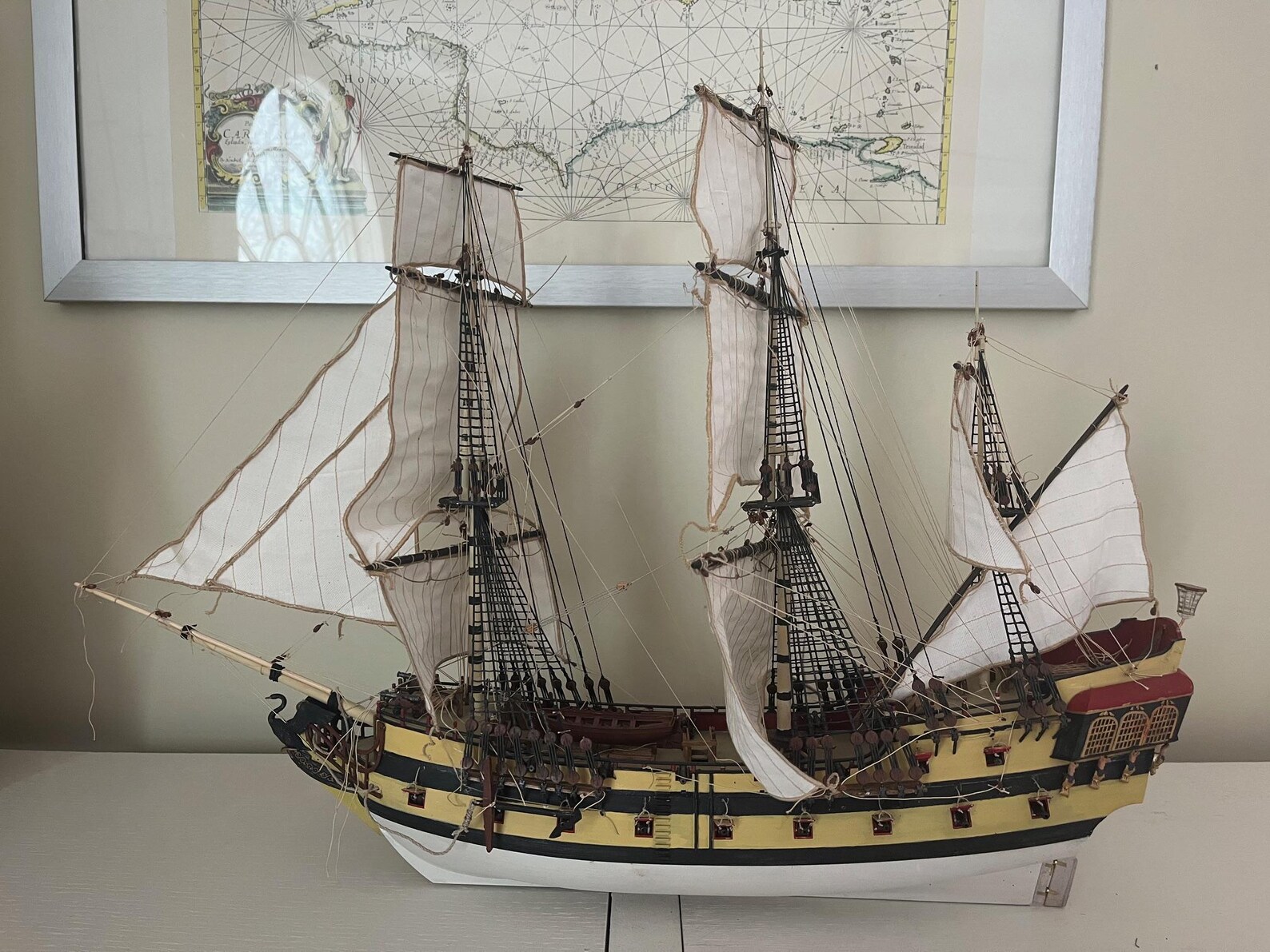 Custom Built 1/72 Pirate Ship From the 1700s - Please See Pictures - Etsy