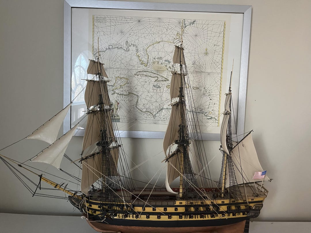 USS Independence ~1/100 Model of 1812 the 74 Gun Ship of the Line (see ...
