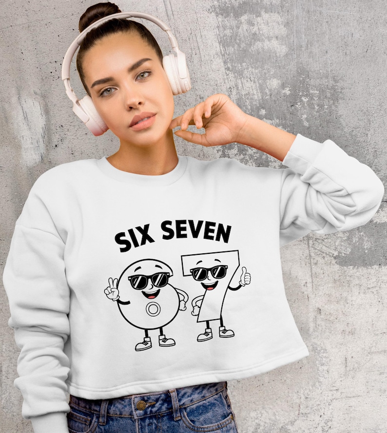 Funny Six Seven SVG, PNG, Gen Alpha Brainrot Meme, Cricut Sublimation ...