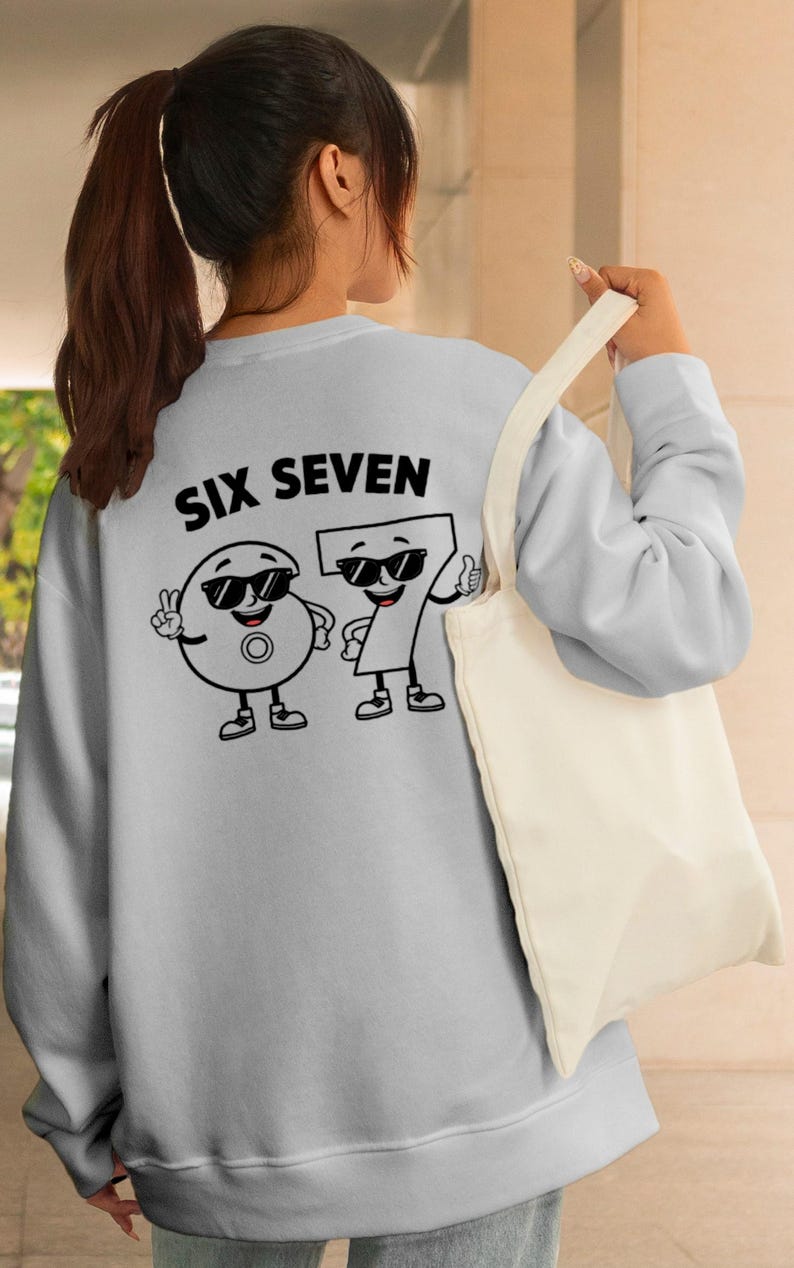 Funny Six Seven SVG, PNG, Gen Alpha Brainrot Meme, Cricut Sublimation ...