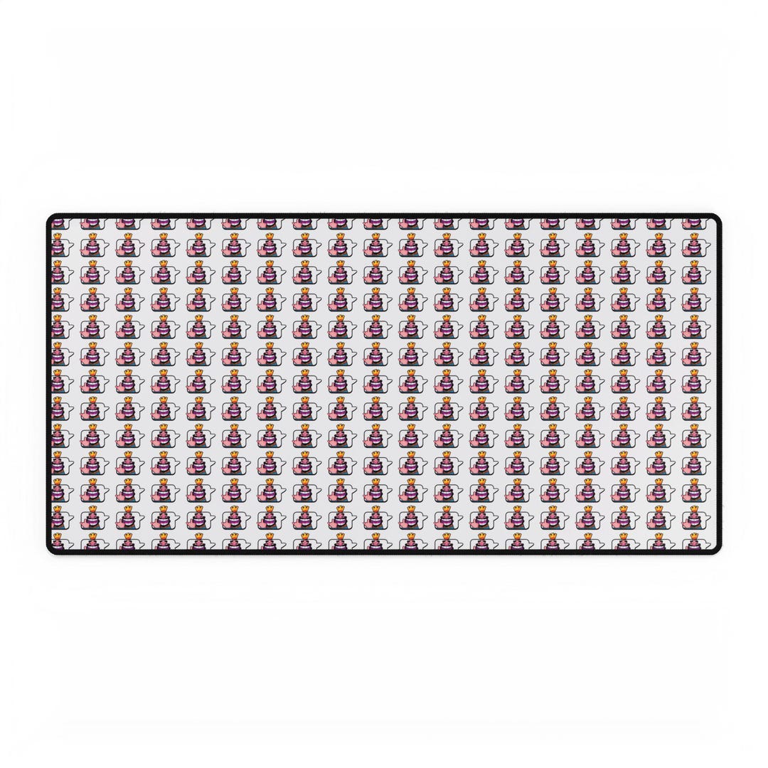 Clash Royale King Emote Pattern Desk Mat | Gaming Mousepad, Desk Pad - Etsy