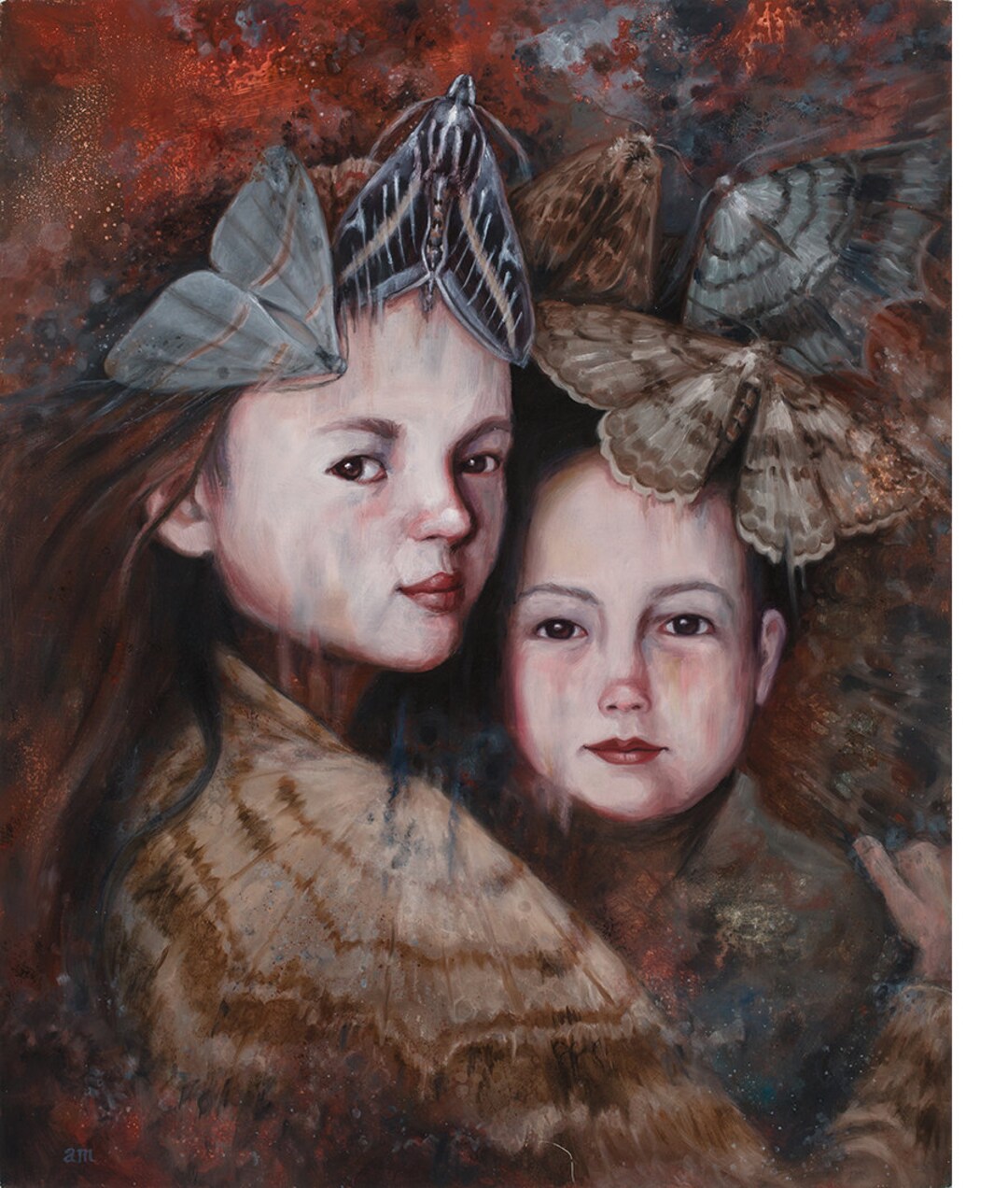 Unfolding With Moths - Fine Art Print - Etsy