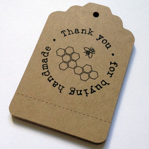 Perforated Price Tags 100 Kraft Paper Brown Retail Tags - Etsy