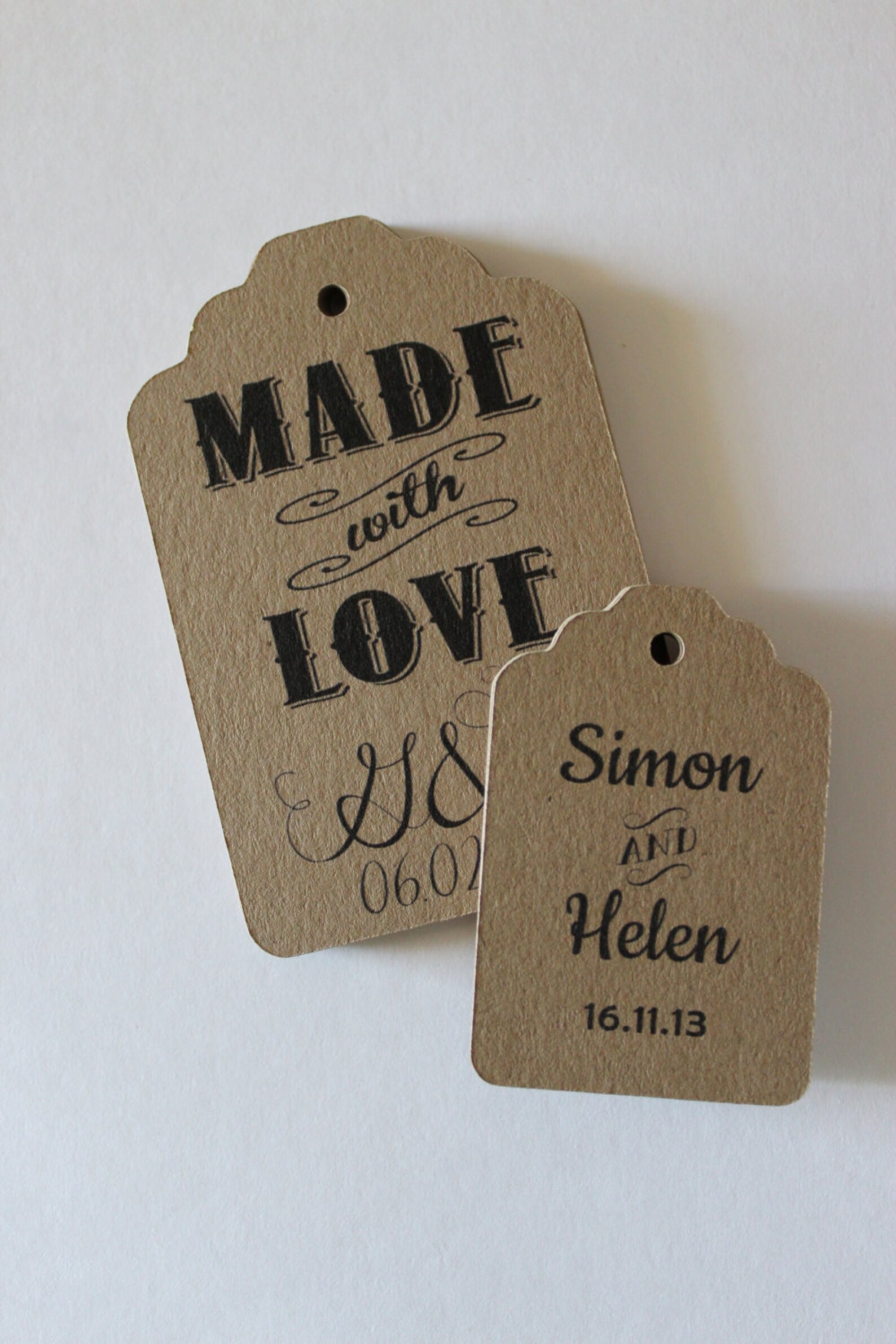 Tags Labels Customized With Your Logo Handmade Items Set of - Etsy