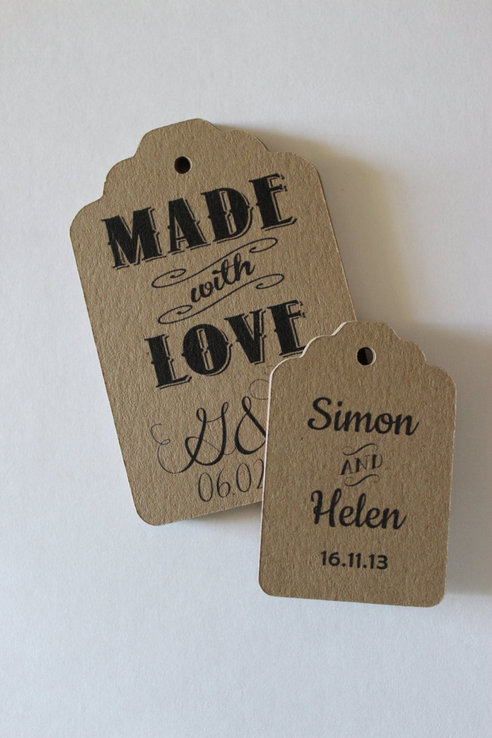 Tags Labels Customized With Your Logo Handmade Items Set of - Etsy