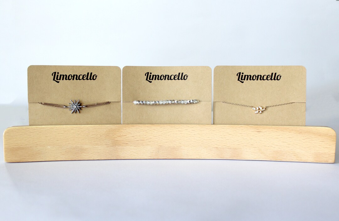 Bracelet Tags Hair Tie Card Natural Kraft Brown Jewelry Label - Etsy