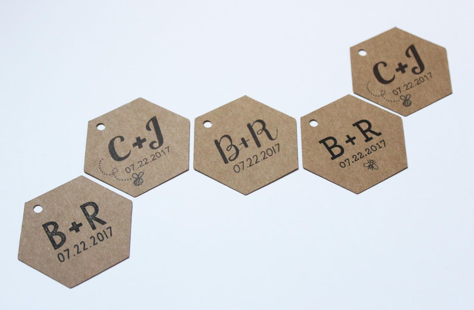 Honey Jar Tags or Honey Dipper Labels for Wedding Favor Guest - Etsy
