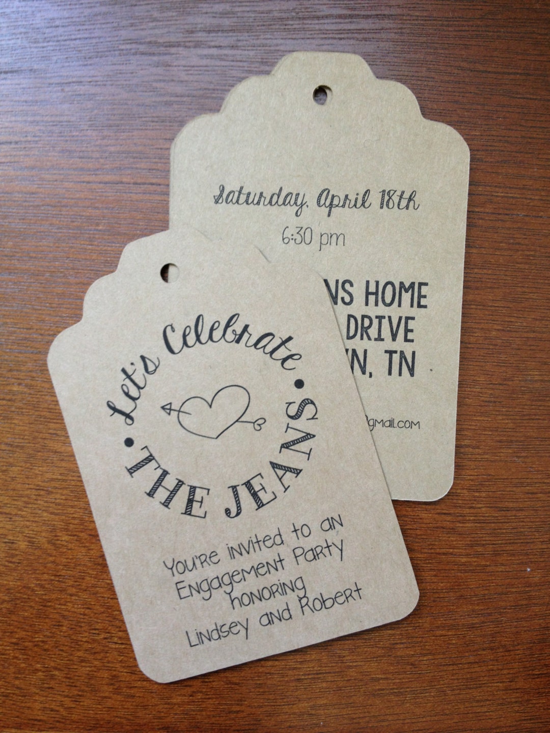 Wedding Favor Tags Personalized With Custom Design for Your - Etsy