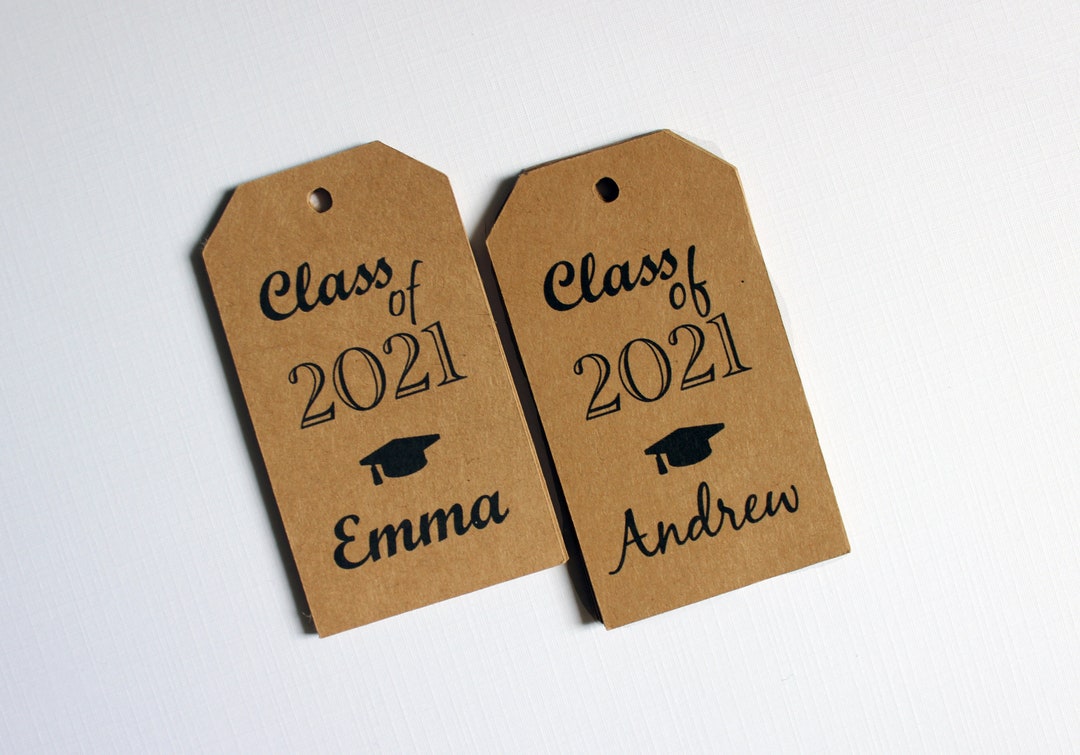 Graduation Party Favor Tags Customized With Your Name and Year 50 Tags ...