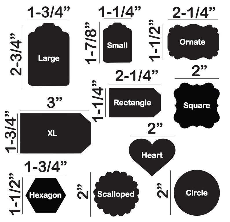 Wedding Favor Tags Kraft Brown Rectangle Set of 100 With - Etsy