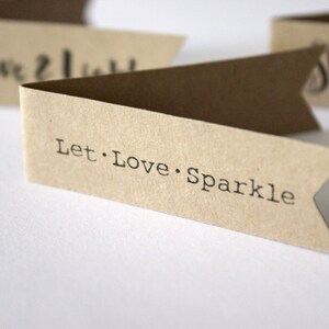 Sparkler Flag Tags Wedding Favor Labels Custom Printing on Both Sides ...