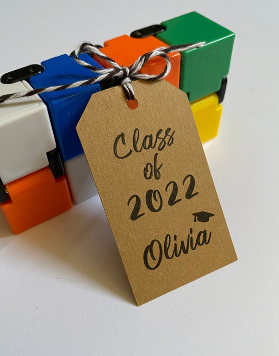 50 Graduation Tags Custom Personalized Party Favor Gift Labels Grad ...