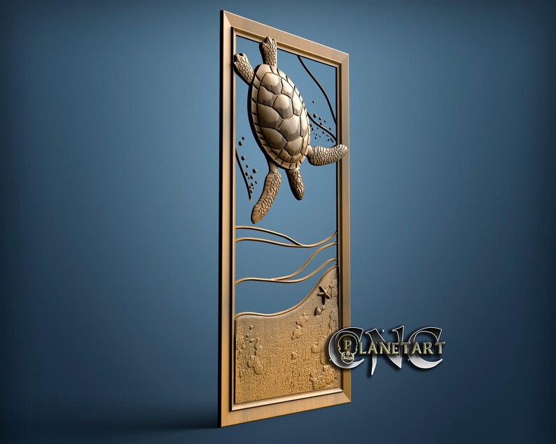 Sea Turtle 3D STL Model, CNC Router Engraver File (digital Download) - Etsy