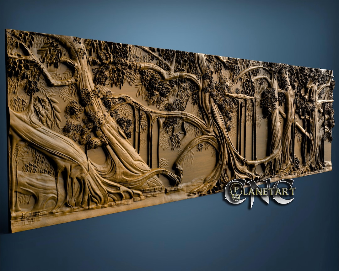 Tree Branches 3D STL Model, CNC Router Engraver File (digital Download ...