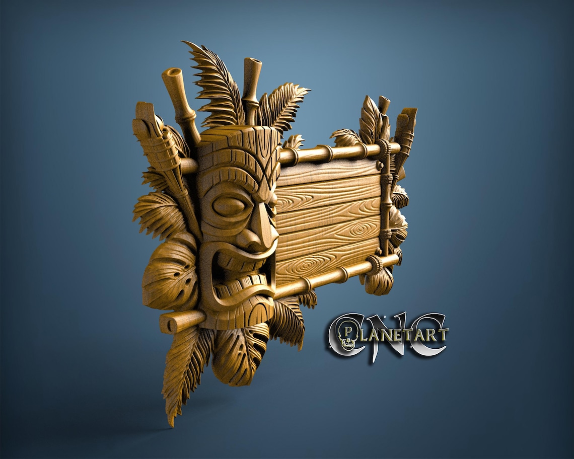 Tiki Table 3D STL Model, CNC Router Engraver (digital Download) - Etsy