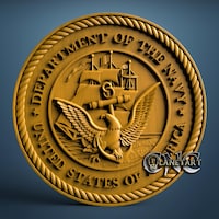 USN CPO Paddle Trident | CAD Model for Cnc, 3D Printing, and 3D ...