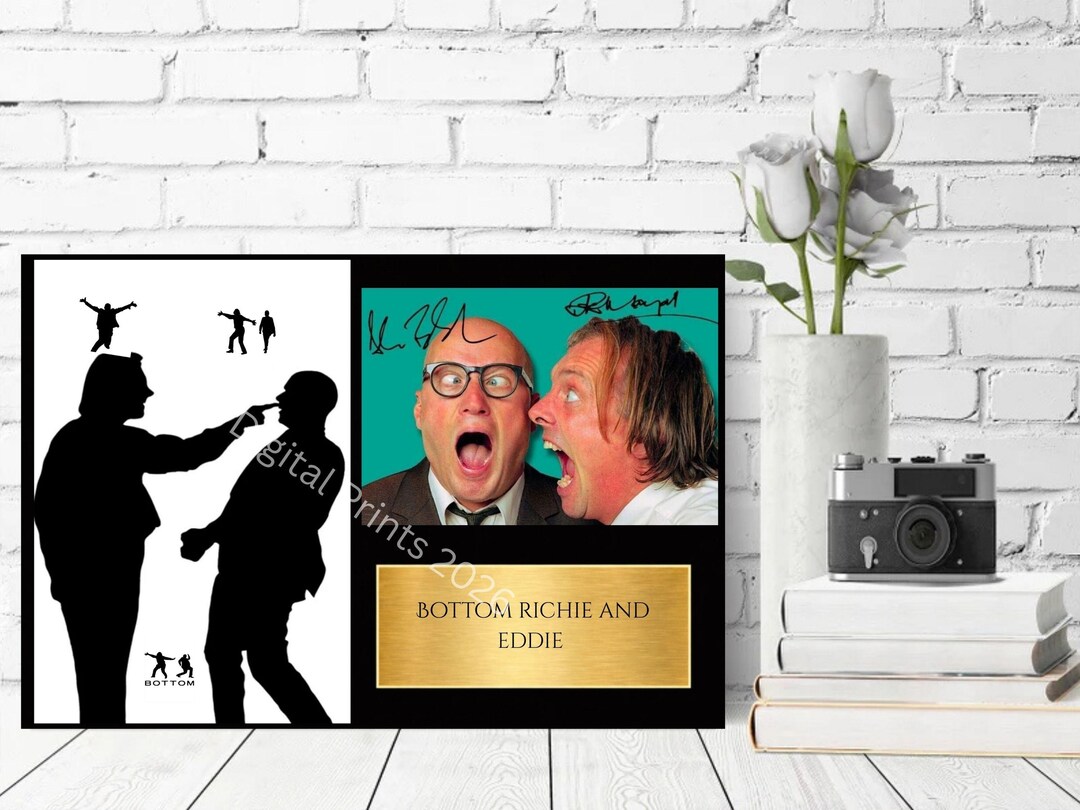 Bottom TV Show Inspired Poster | British Comedy Fan Art | Richie and ...
