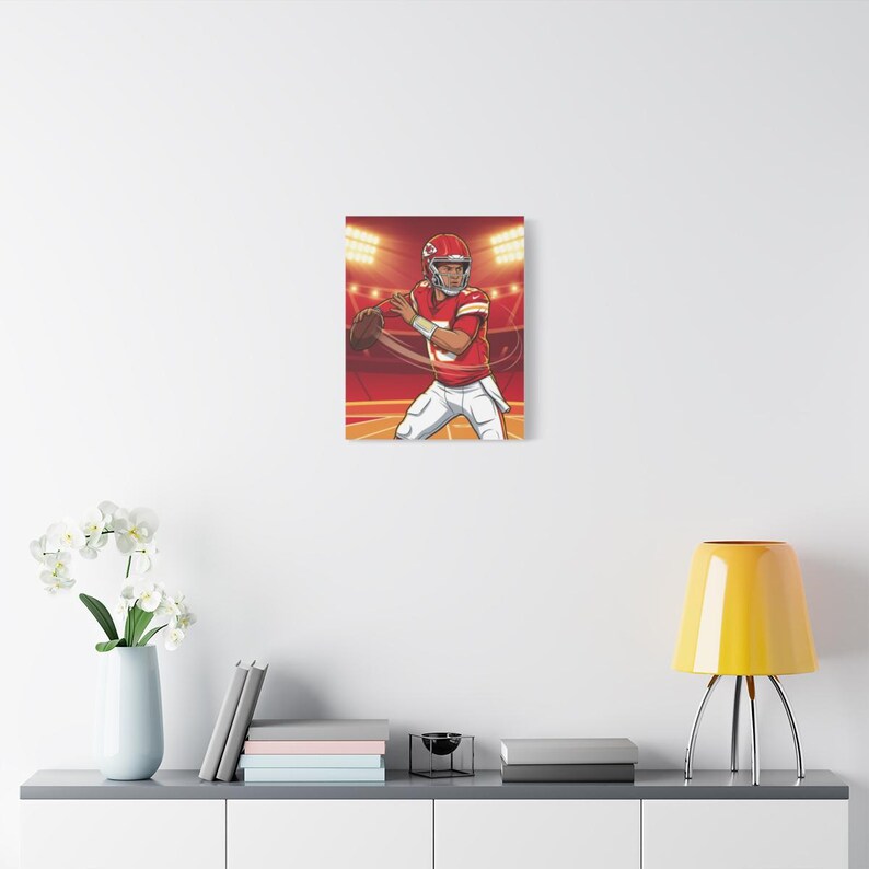 Patrick Mahomes Cartoon Illustration | Chiefs Football Digital Art | AI ...