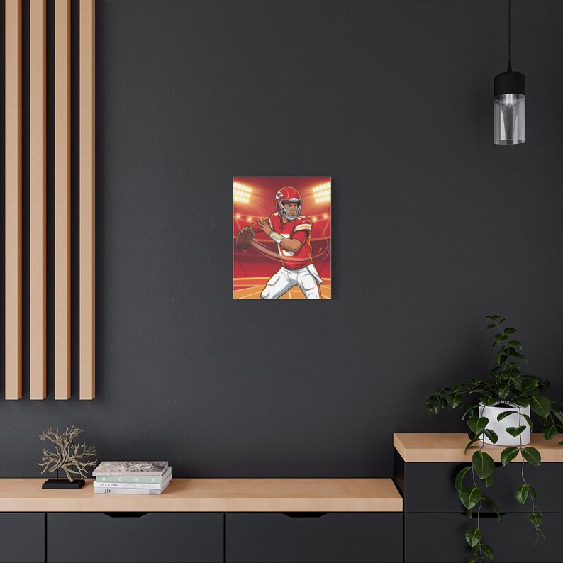 Patrick Mahomes Cartoon Illustration | Chiefs Football Digital Art | AI ...