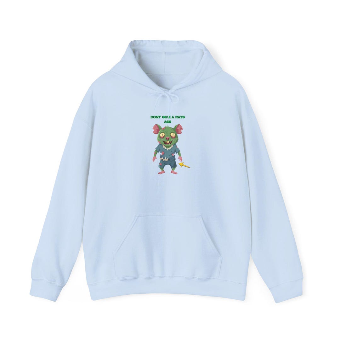 Cute Mutant Rat Character Hoodie | Cartoon Rodent Art, Whimsical Creepy ...