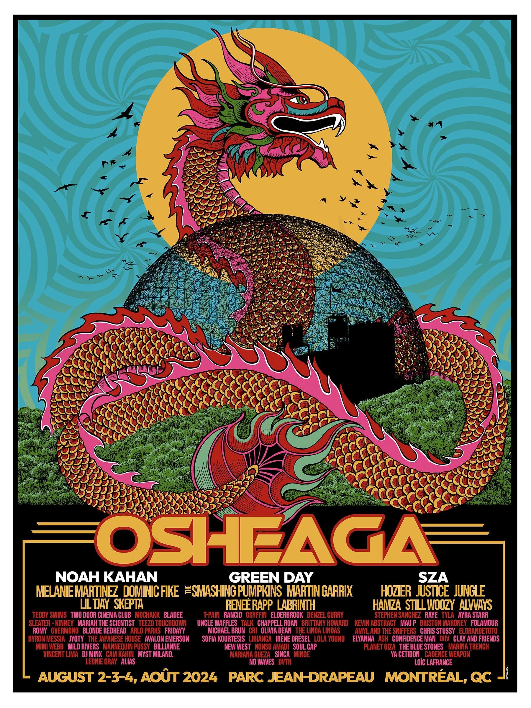 Osheaga 2024 Screen Print - Etsy