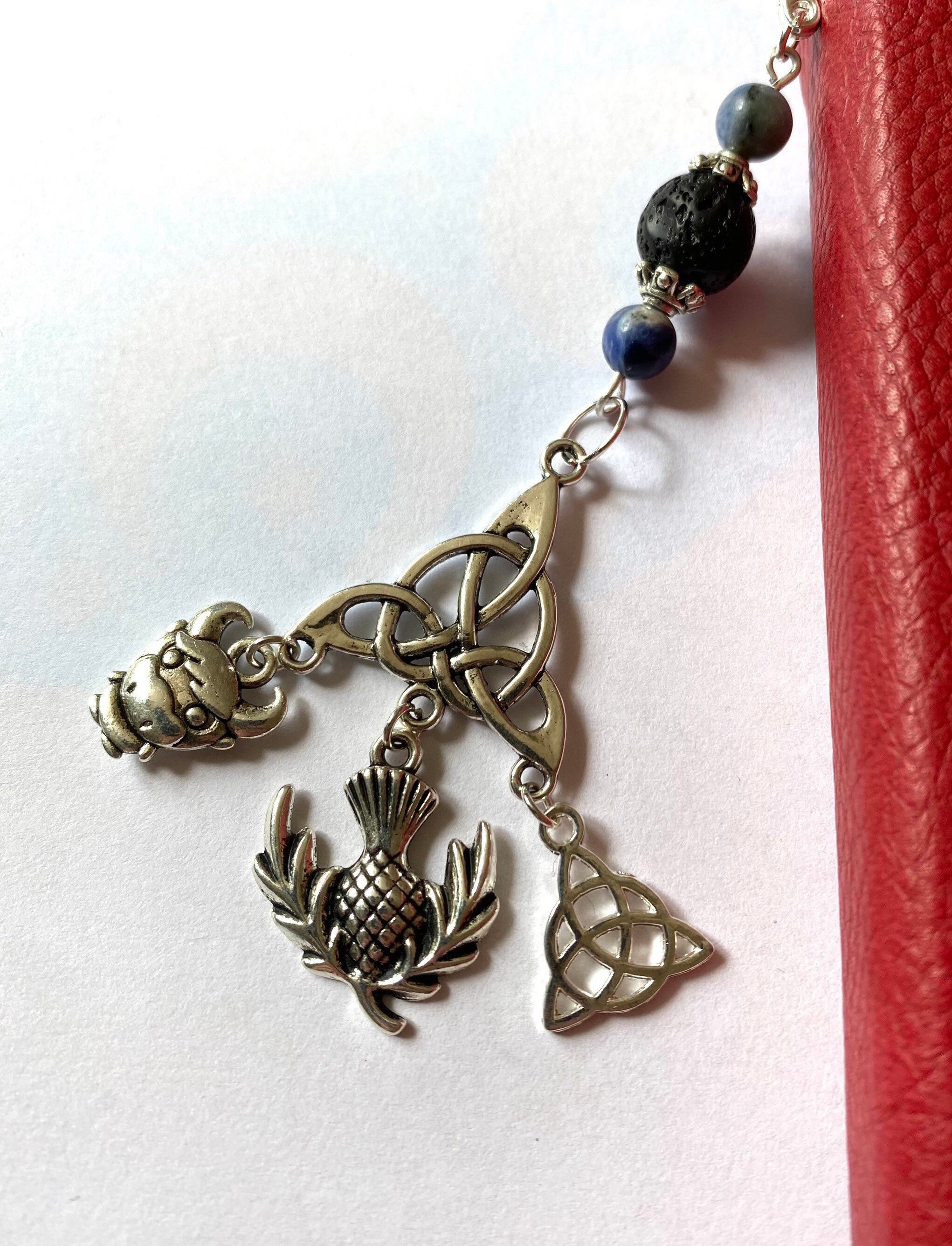 Celtic Knot Bookmark. Thistle Bookmark. Wedding Favour. - Etsy UK