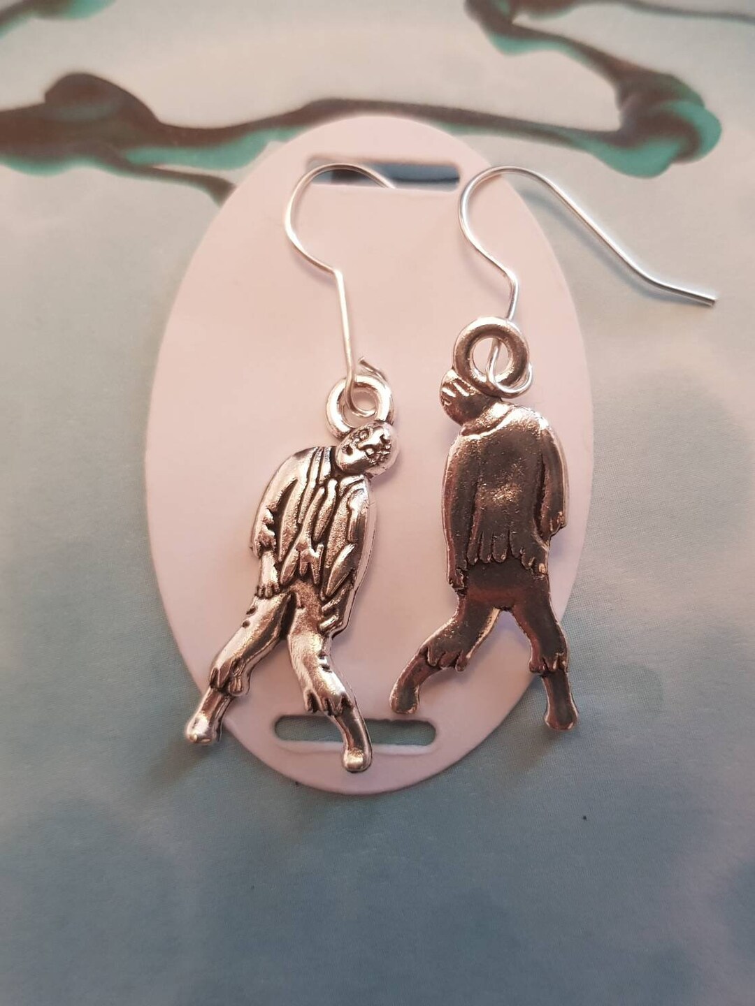 Halloween Zombie Earrings. Spooky Earrings. Horror Fan Gift. Zombie ...