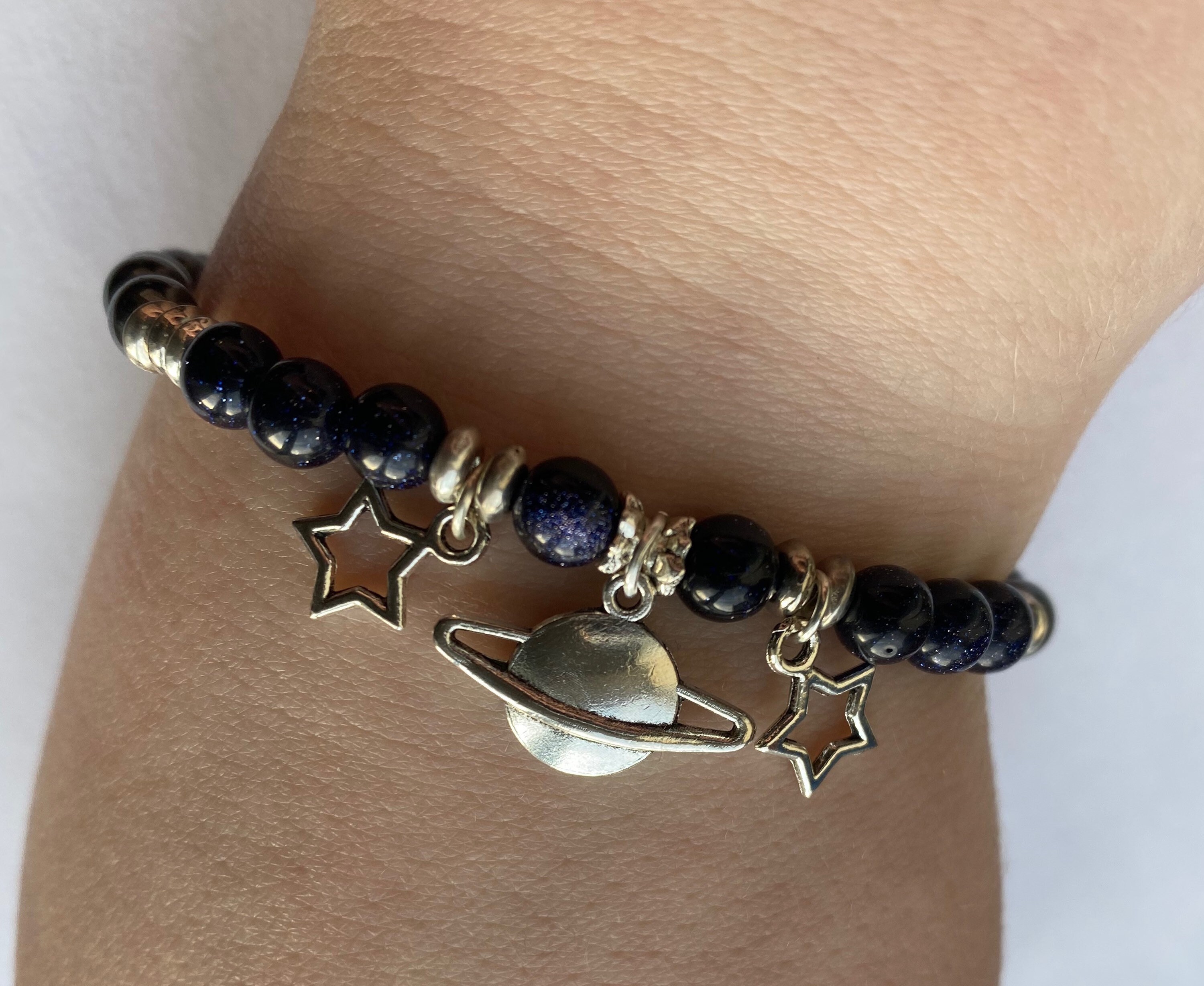 Saturn bracelet. Saturn jewellery. Space bracelet. Astronomy | Etsy