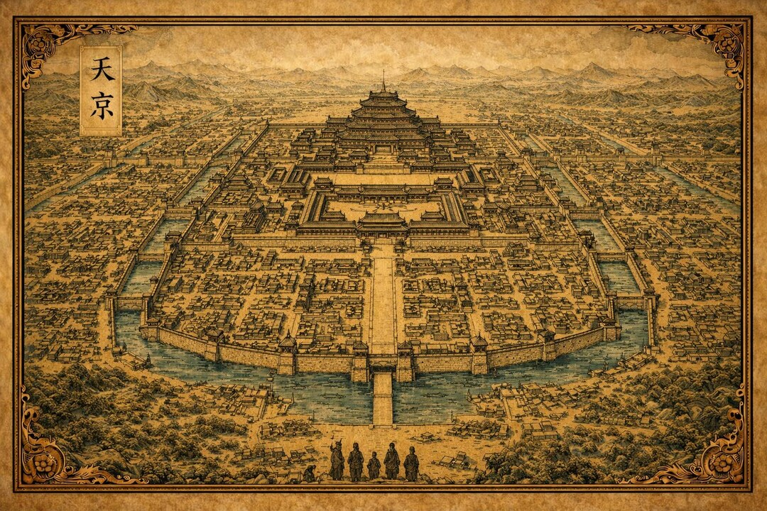 Tian Jing — Imperial Capital Map - Etsy
