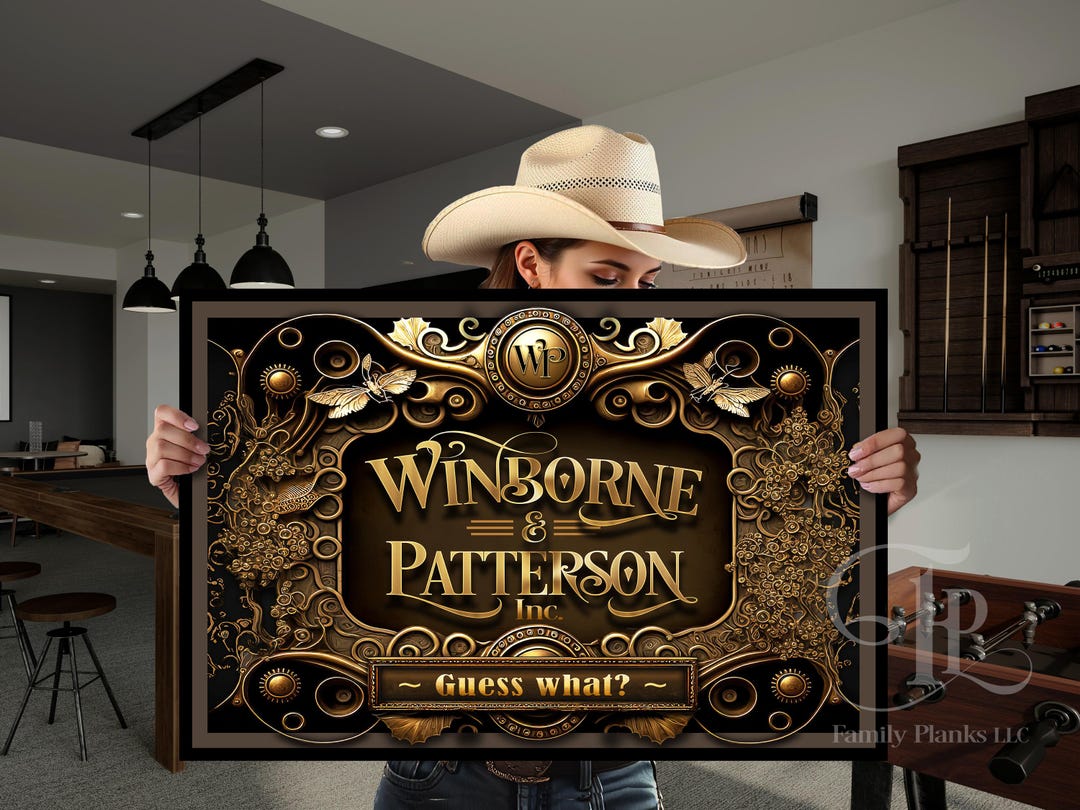 Digital Steampunk Family Name Sign: Personalized and Delivered in 24 ...