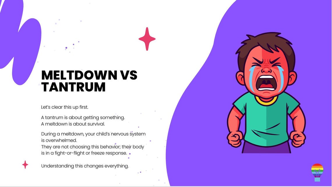 An Autism Meltdown & Emotional Regulation Toolkit for Parents: From ...