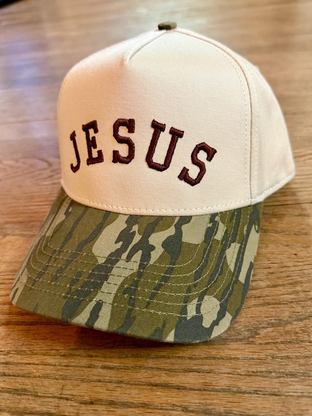 Faith Based Jesus Camo Embroidered Snapback Hat - Etsy