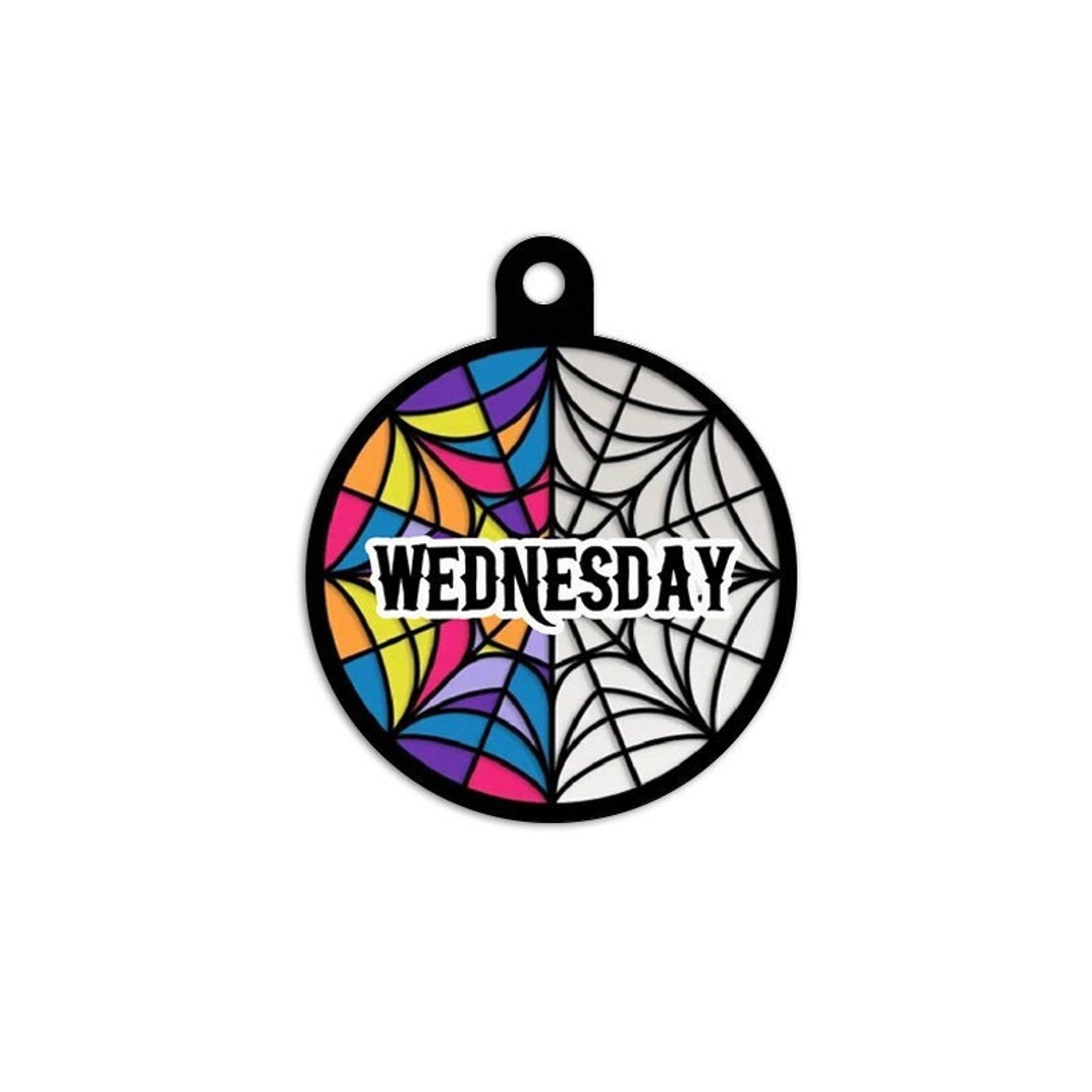 Wednesday Dog Tag, Metal Dog Tag, Personalized Dog Tag, Wednesday, Dog ...