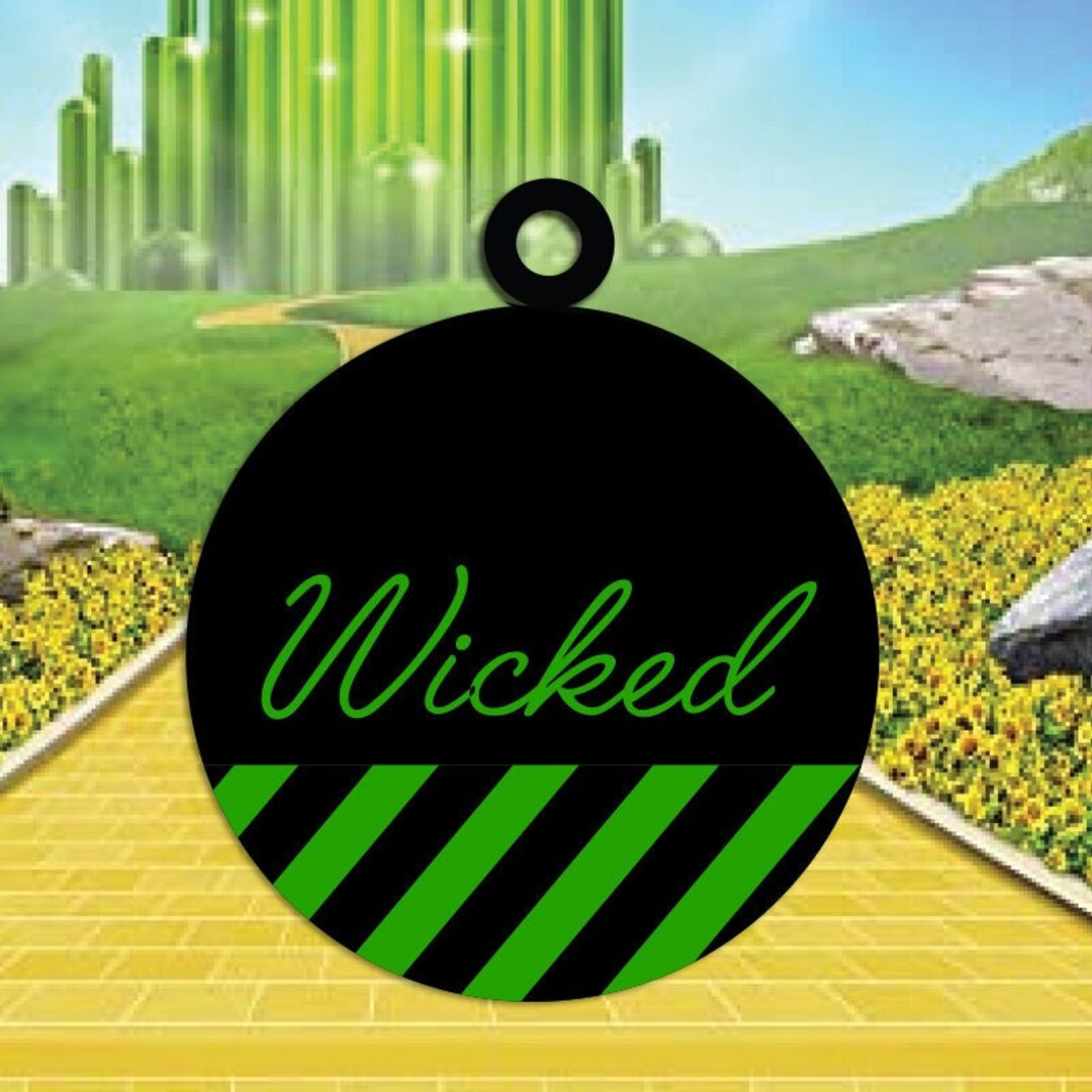 Dog Tag Metal Wicked Wicked Witch, Wizard of Oz, Dog Tag, Personalized ...