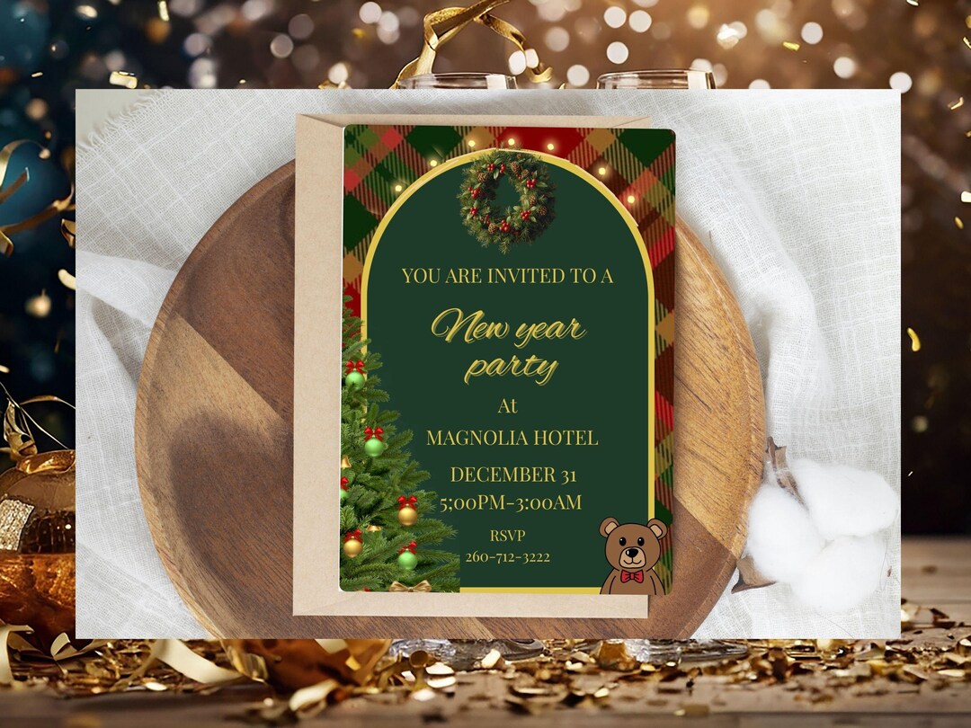 Editable Canva New Year Template | Instant Download - Etsy