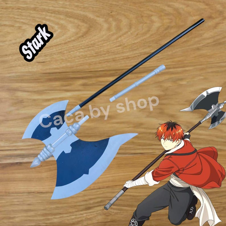 Sousou No Frieren: Axe Stark Cosplay Weapon Prop - Etsy